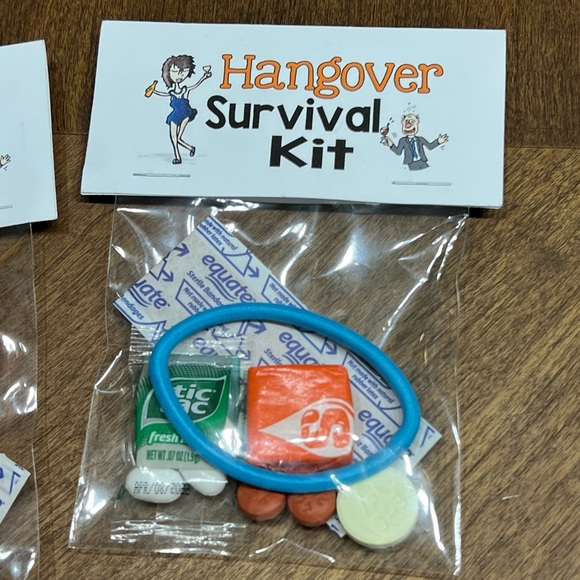 Accessories | Hangover Survival Kit Gag Bag Gift Goody Bags Unique Mini ...